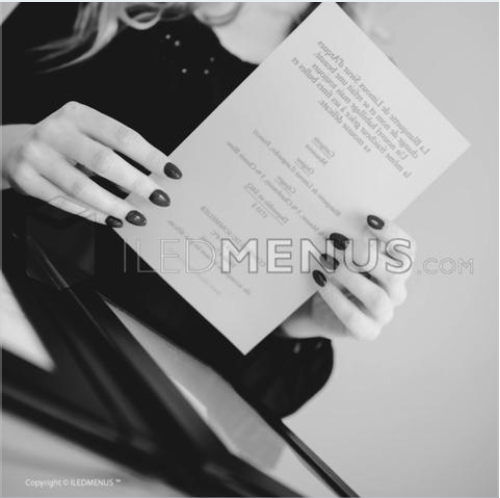 Backlit Paper A4 | ILED Menus – ILED MENUS